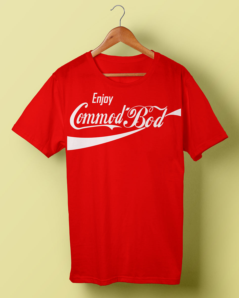 Commod Bod Cola Red T Shirt – Commod Bod Clothing LLC